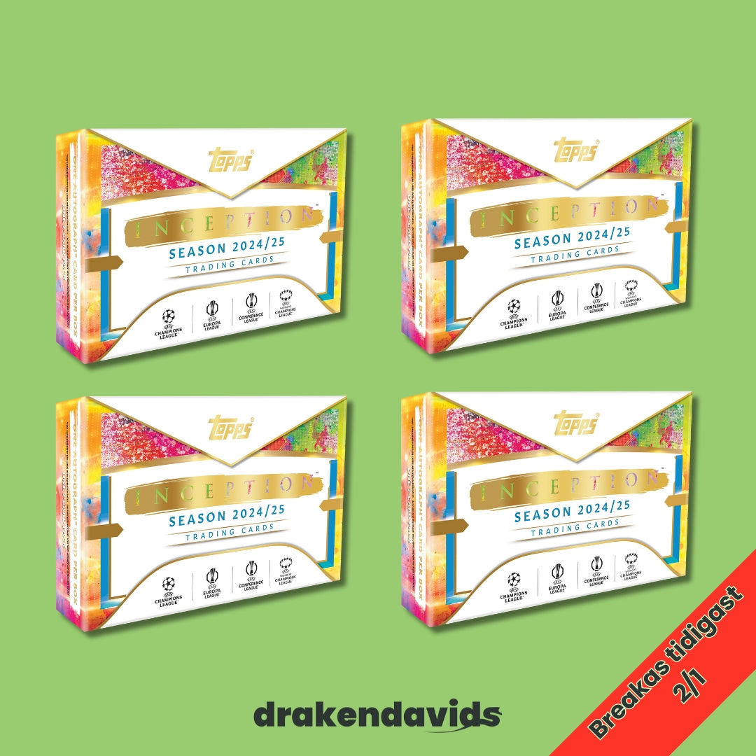 Boxbreak #685 - 4 x Topps Inception UCC 24/25 - Hobby Box – Drakendavids.se