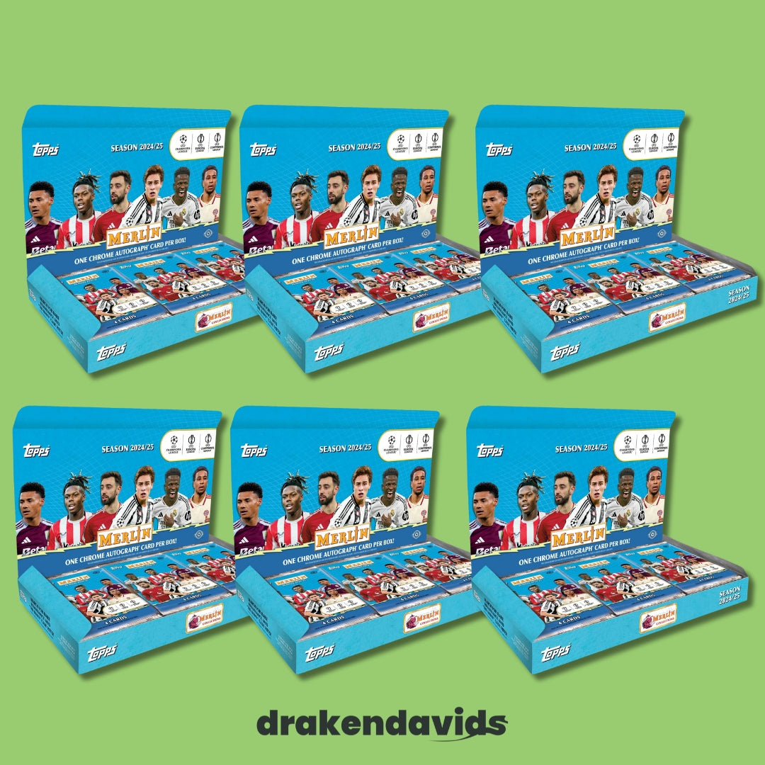 Boxbreak #686 - 6 x Topps Merlin Chrome UCC 24/25 - Hobby Box [HALFCAS ...