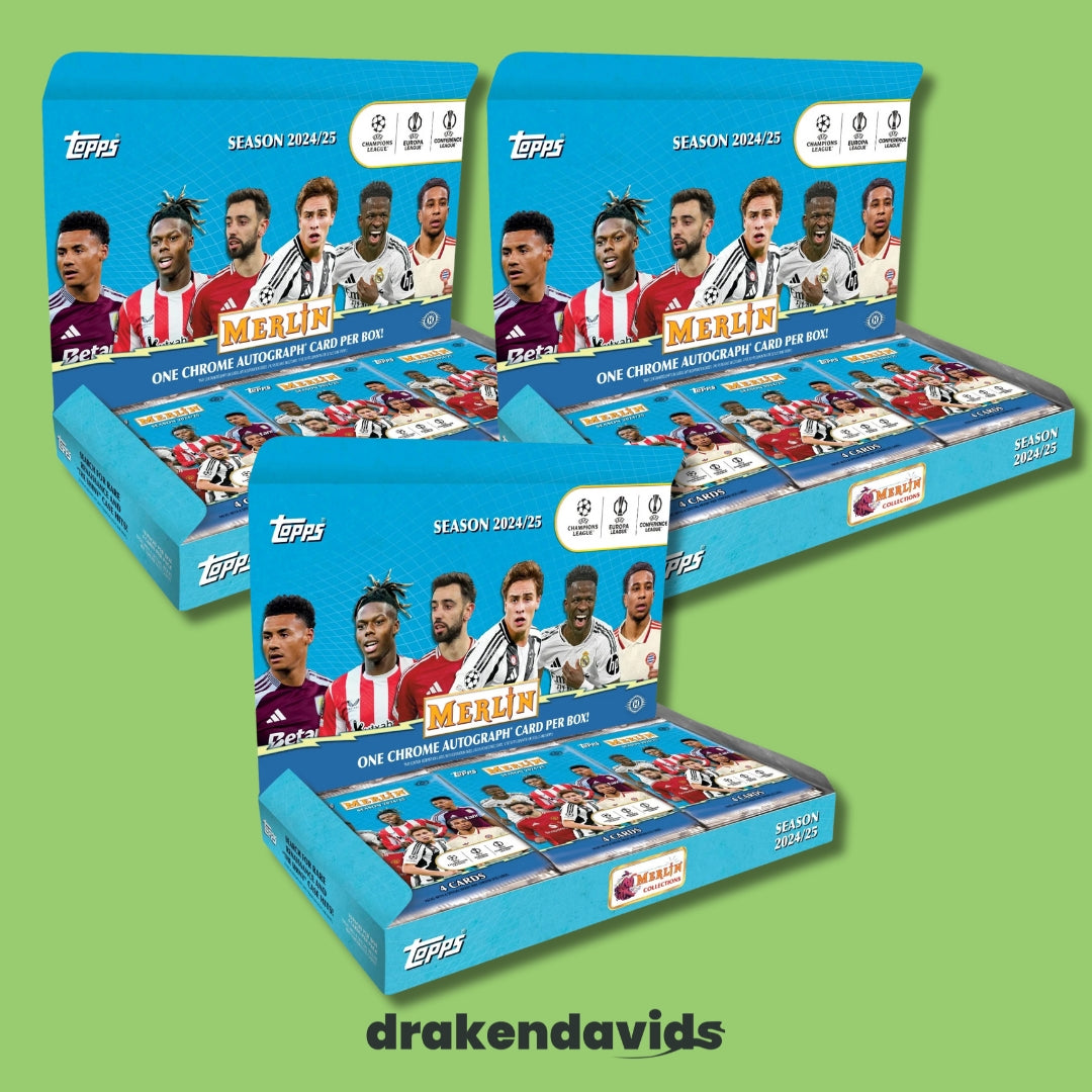 Boxbreak #704 - 3 x Topps Merlin Chrome UCC 24/25 - Hobby Box ...